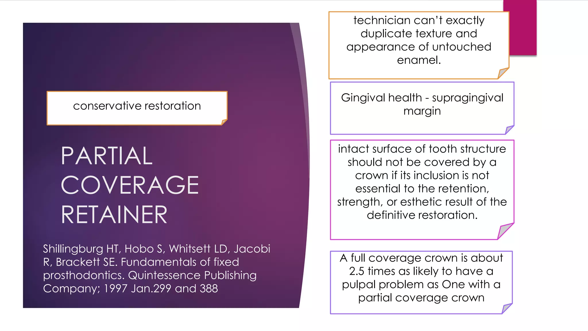 Retainers in FPD (FIXED PARTIAL DENTURES) PDF copy | PDF