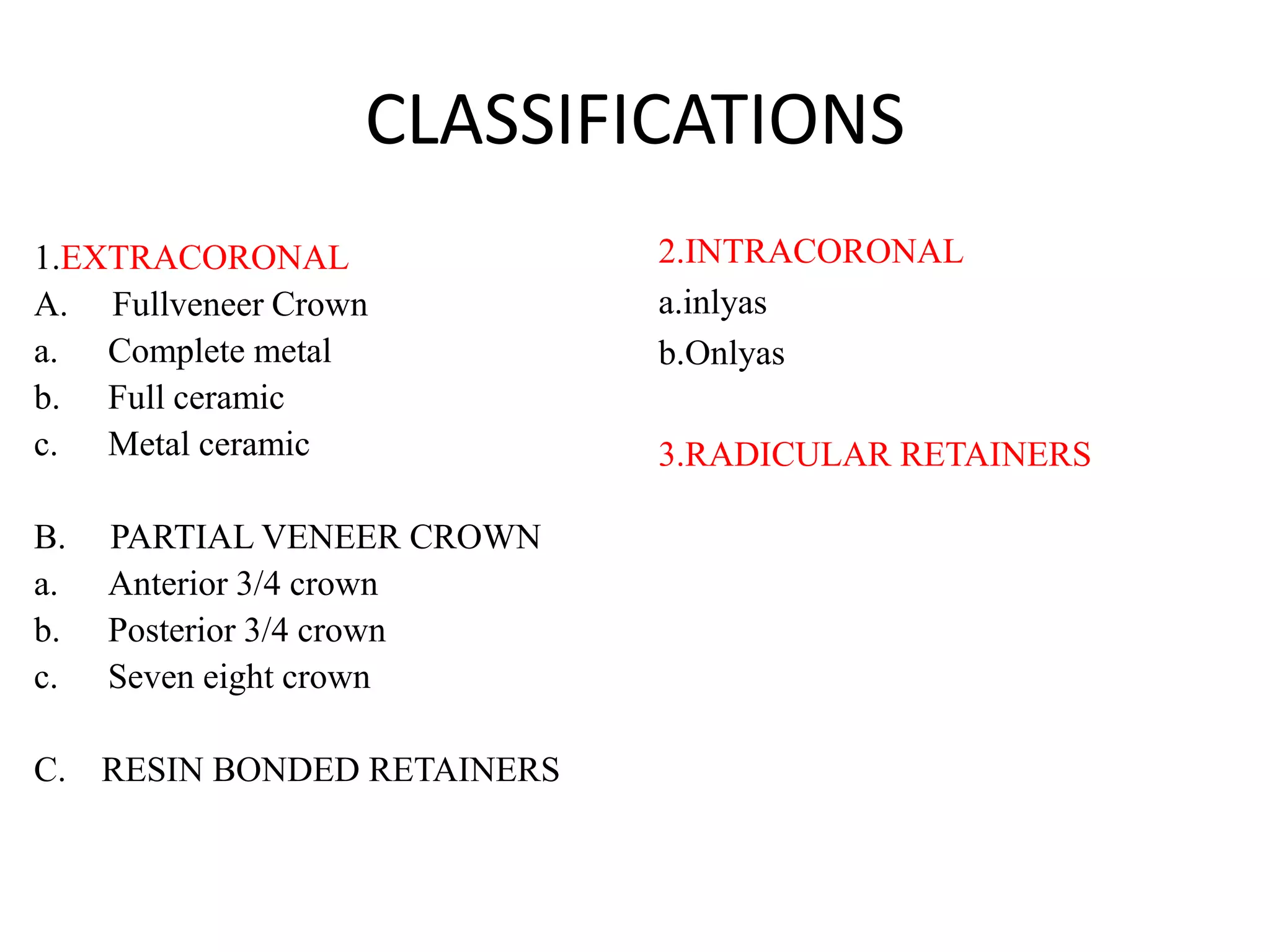 Retainers in fpd | PPT