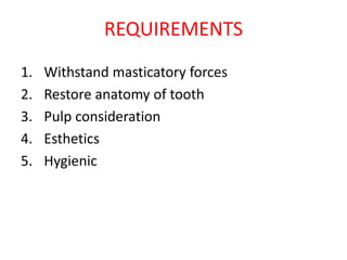 Retainers in fpd | PPT