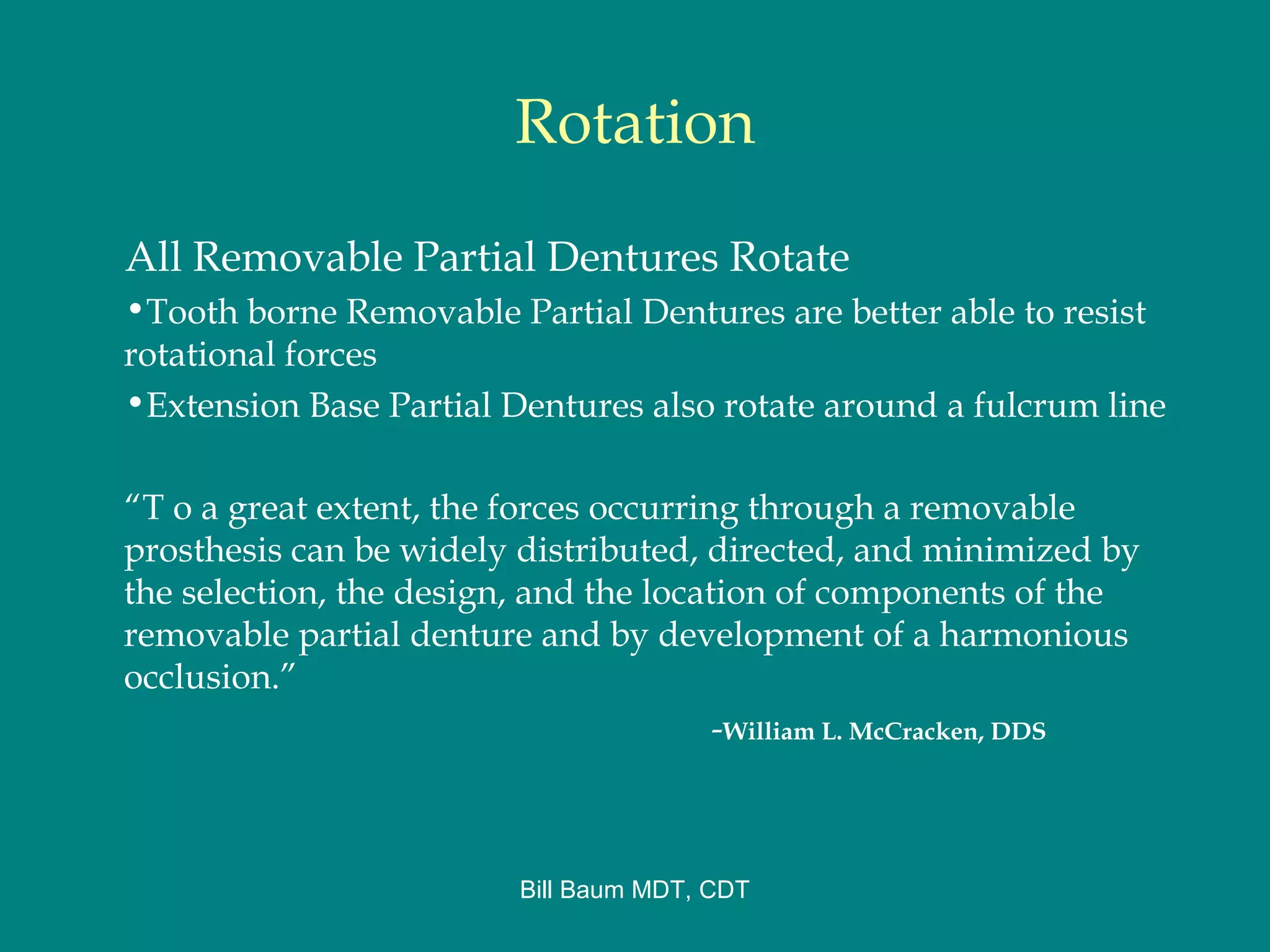 Removable Partial denture Retainer Systems | PPT