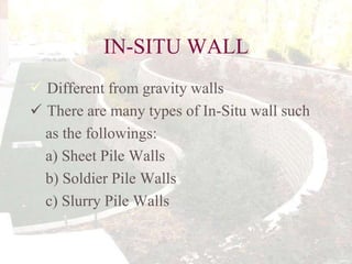 Retaining wall | PPTX