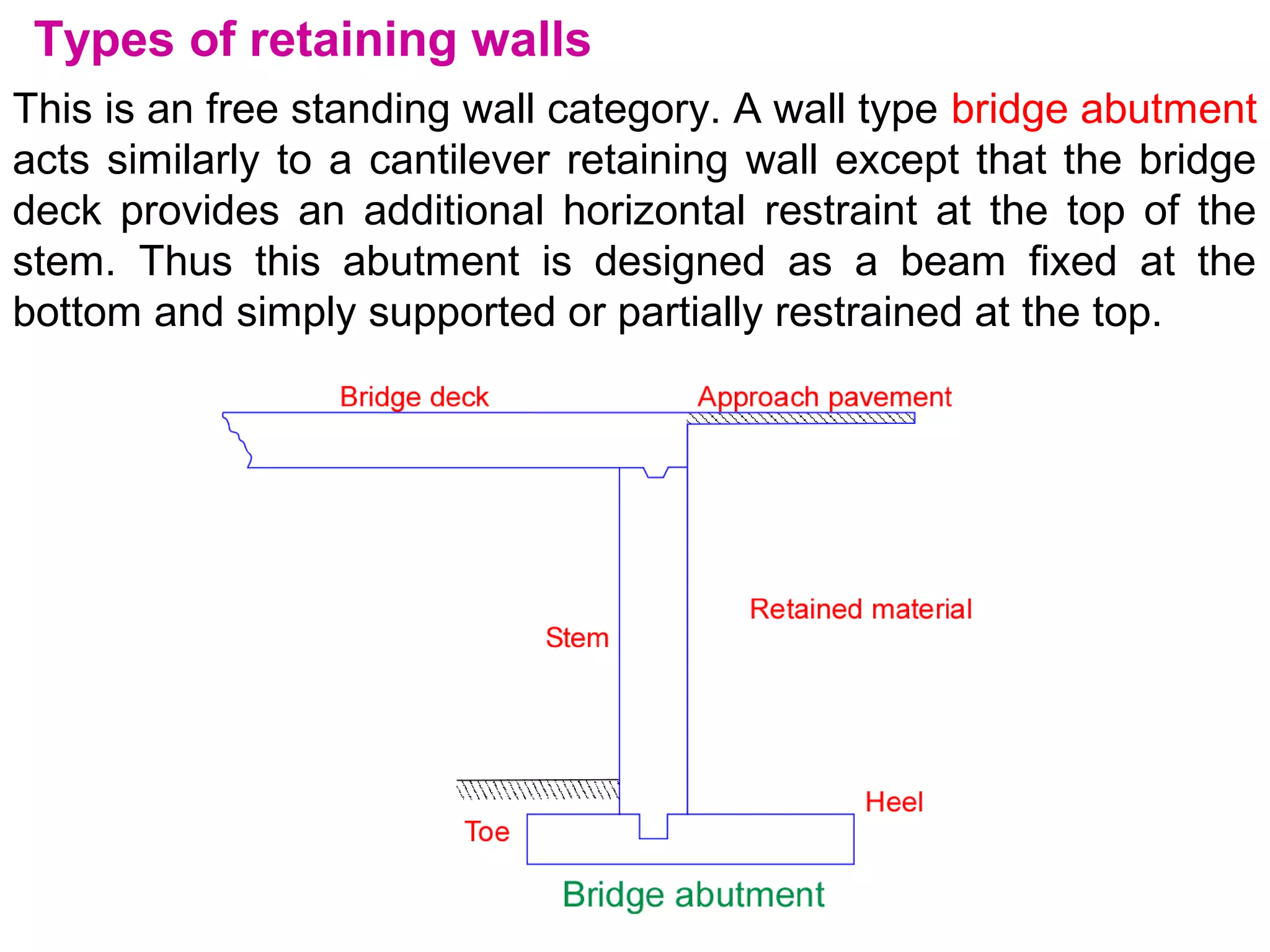 Retaining wall | PPT