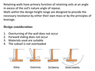 Retaining wall | PPTX
