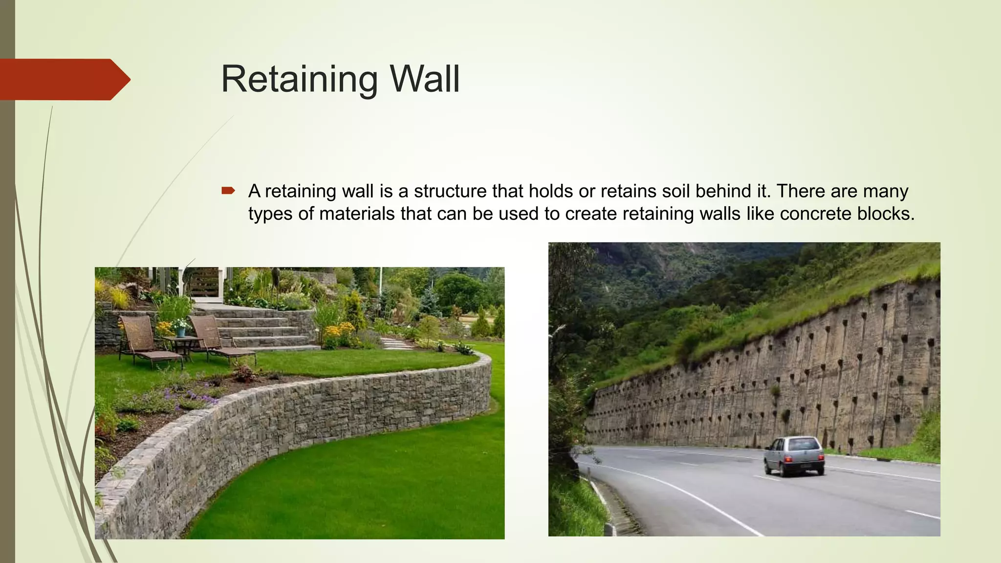 Retaining wall | PPTX