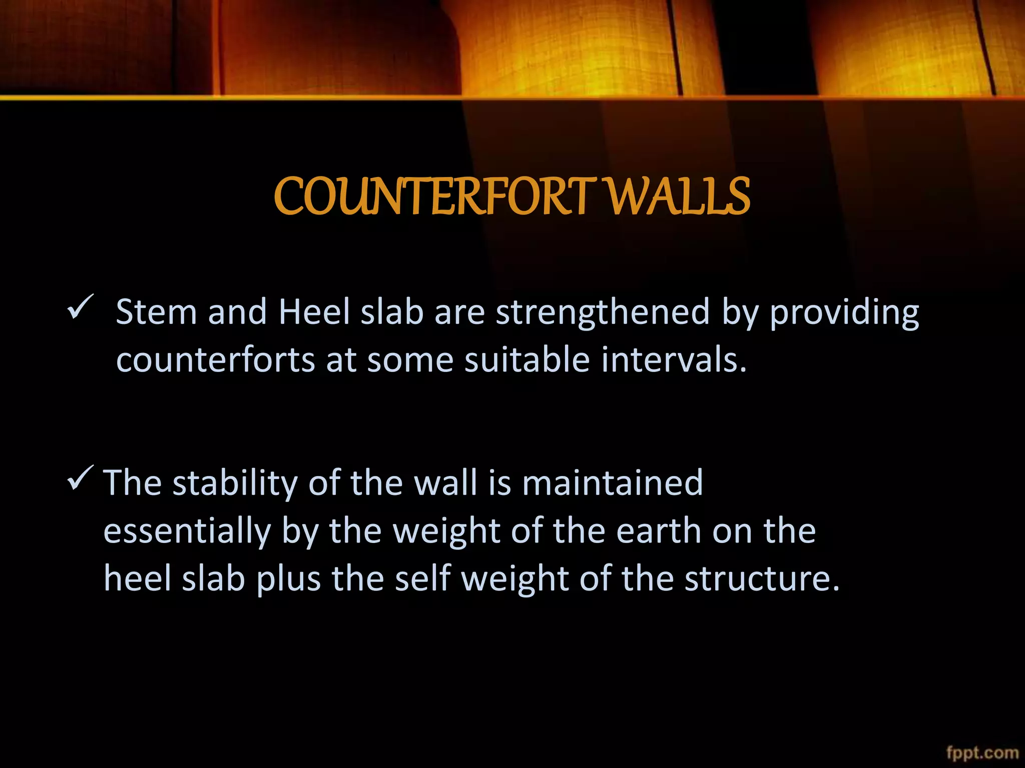 Retaining wall ppt Final year Civil ENGINEERING | PPTX