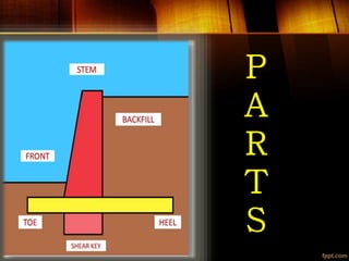 Retaining wall ppt Final year Civil ENGINEERING | PPTX