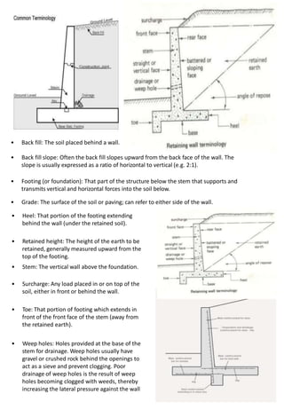 Retaining wall | PPTX