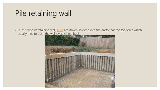 Retaining wall | PPT