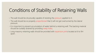Retaining wall | PPT