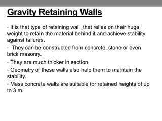 Retaining wall | PPTX