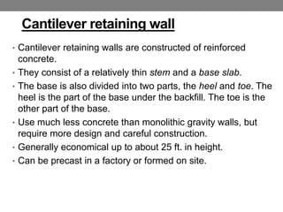 Retaining wall | PPTX