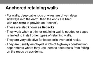 Retaining wall | PPTX
