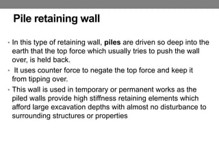 Retaining wall | PPTX