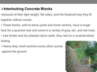 Retaining wall | PPTX