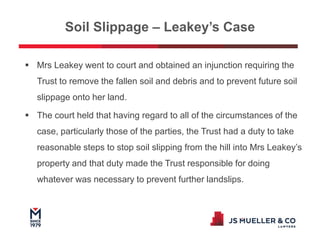 Retaining Wall Disputes | PPT