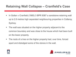 Retaining Wall Disputes | PDF