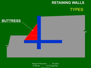 LECTURE: DESIGN OF RETAINING WALL PART-1 | PPT