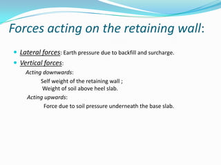 Retaining walls | PPTX