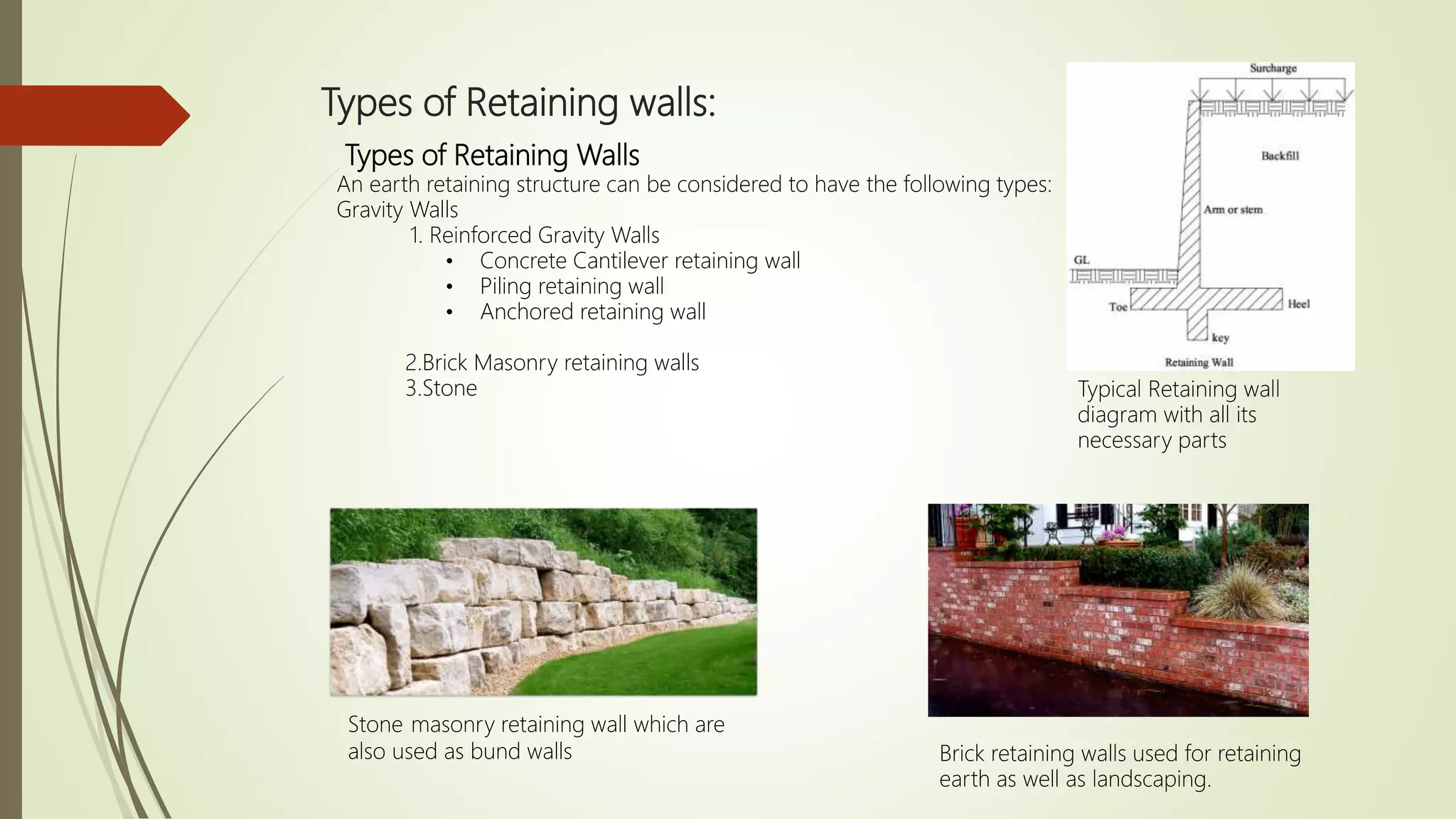 Retaining walls | PPTX