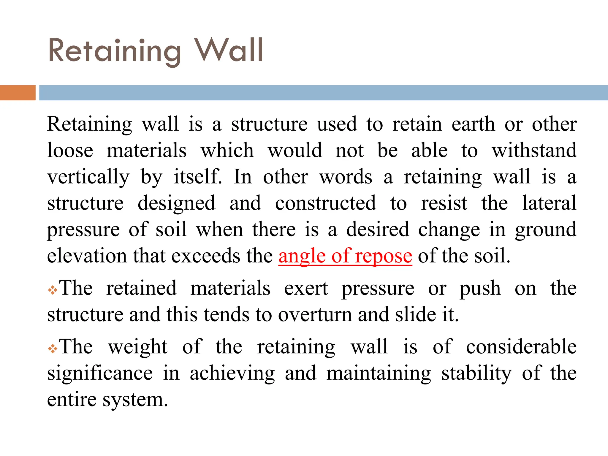 retaining walls ALIG.pdf | Geology | Science
