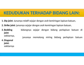 Retakan dan lipatan pada pristiwa Geologi dasar | PPTX