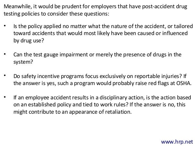 Retaliation Rule and Other Changes Coming from OSHA