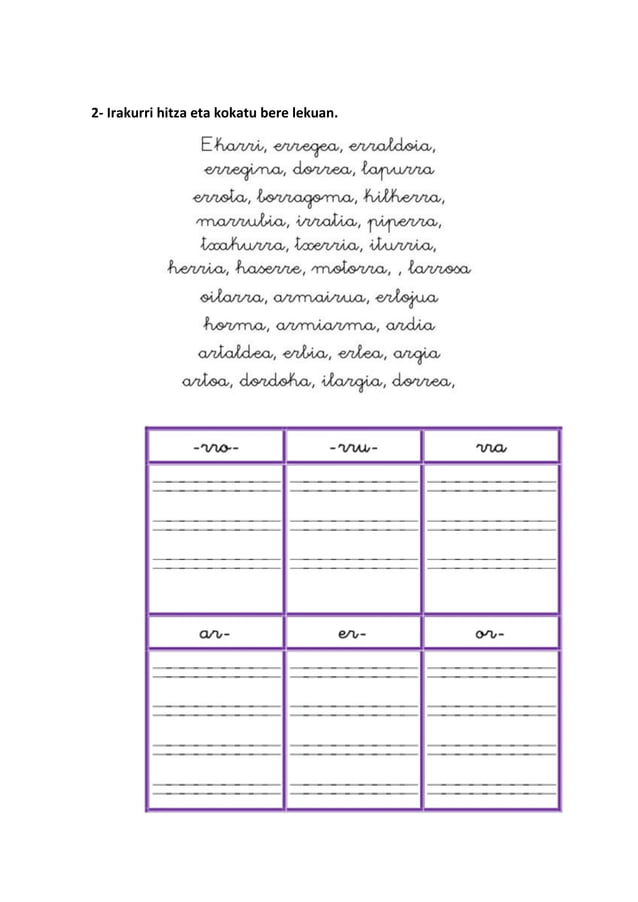 R eta rr duten hitzak | PDF