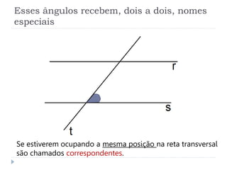 retas paralelas transversais | PPTX
