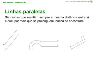 Retas segmentos semirretas | PPTX