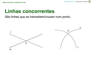 Retas segmentos semirretas | PPTX