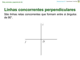 Retas segmentos semirretas | PPTX