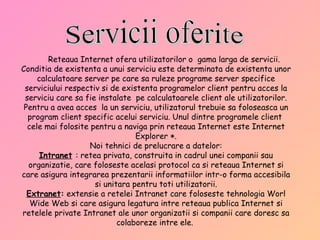 Reteaua internet | PPT