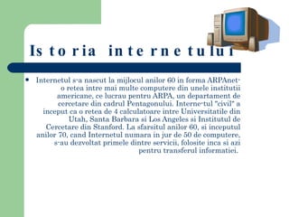 Reteaua internet | PPT