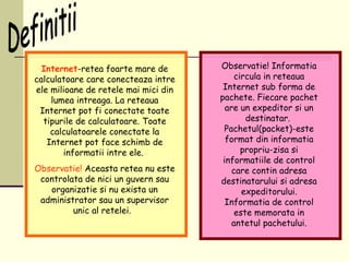 Reteaua internet | PPT