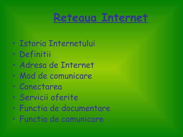 Reteaua internet | PPT