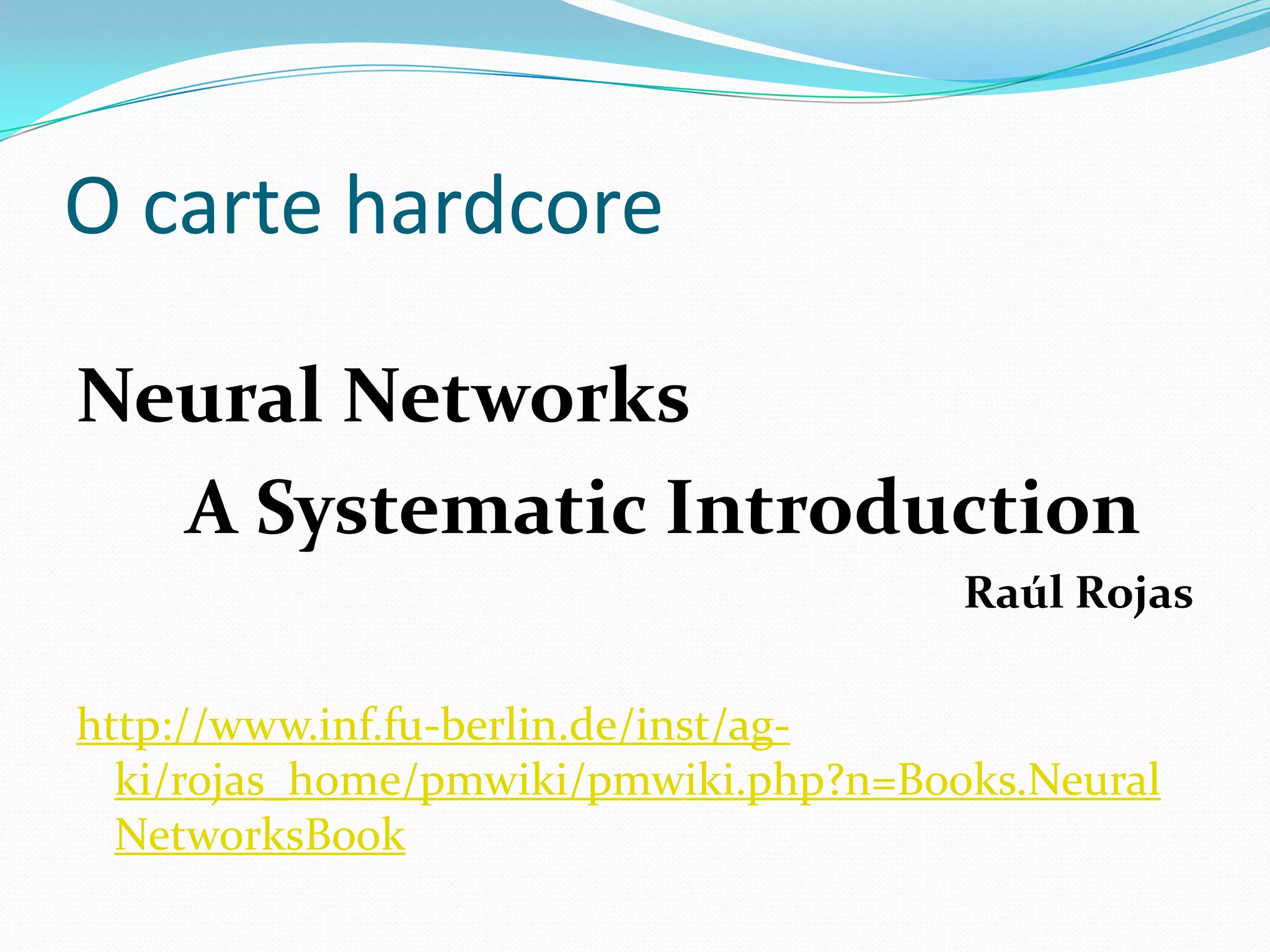 Retele Neurale / Algoritmi Genetici | PPTX