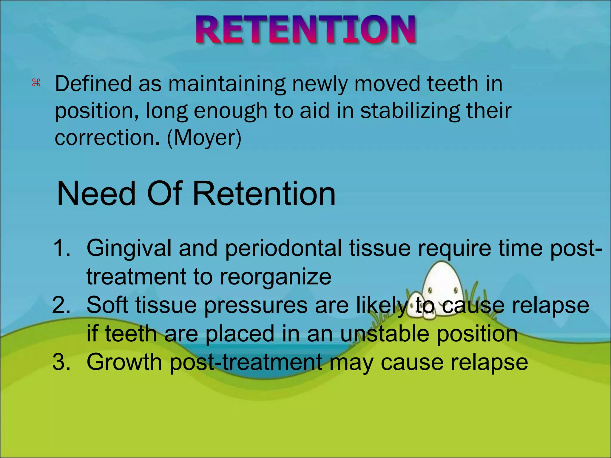 Retention and Relapse in orthodontics | PPT