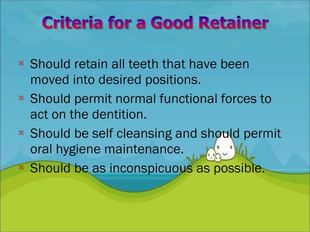 Retention and Relapse in orthodontics | PPT