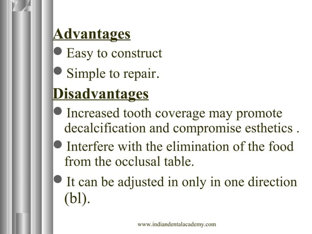 Clasp Retention in RPD / Labial orthodontics course | PPT