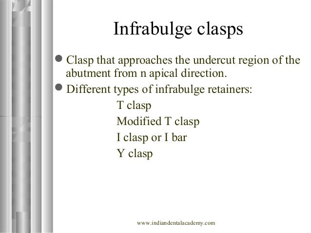 Clasp Retention in RPD / Labial orthodontics course
