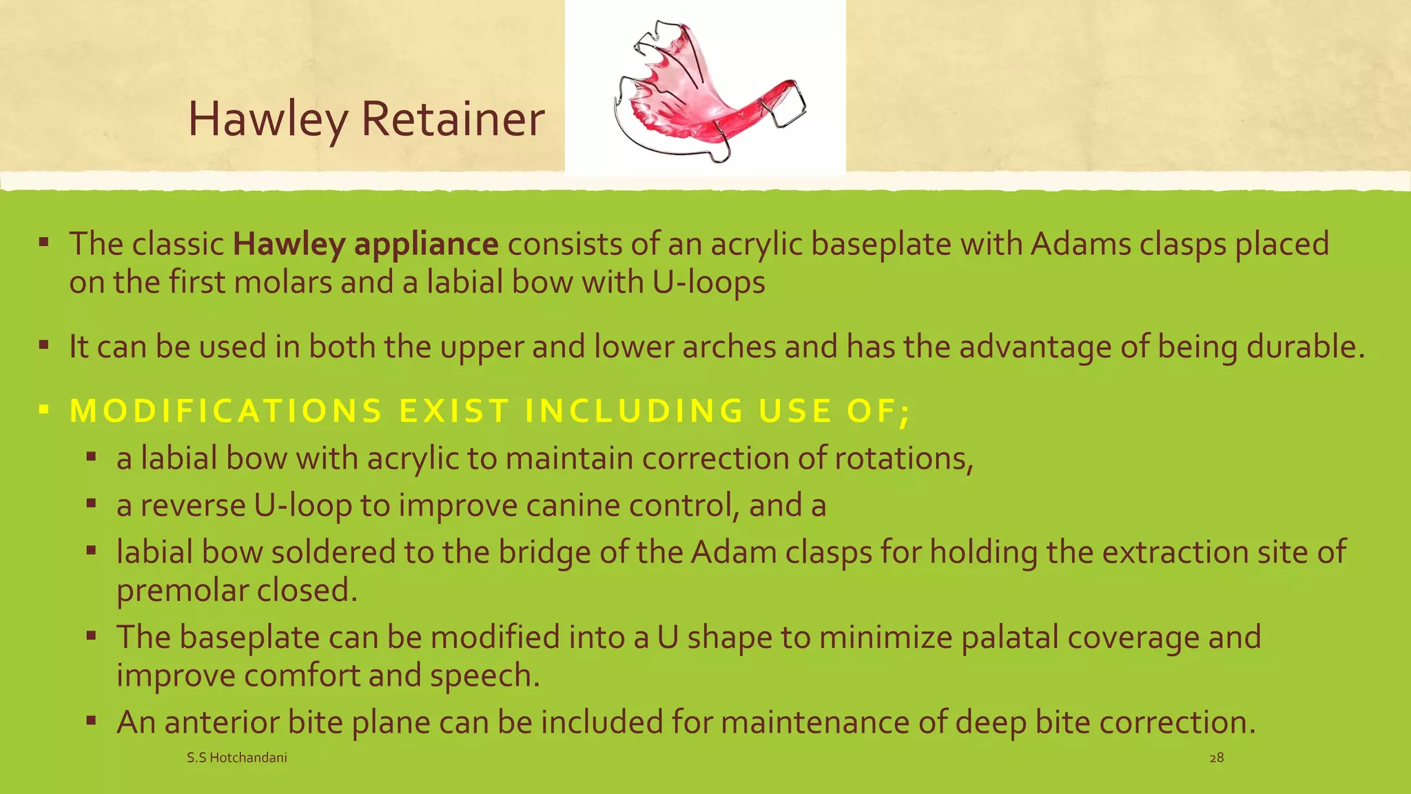 Retention in Orthodontics (Dentistry) | PDF