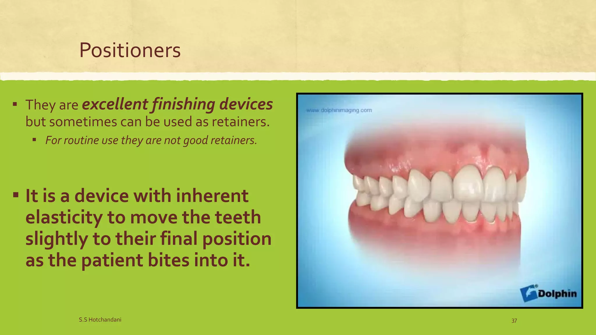 Retention in Orthodontics (Dentistry) | PDF