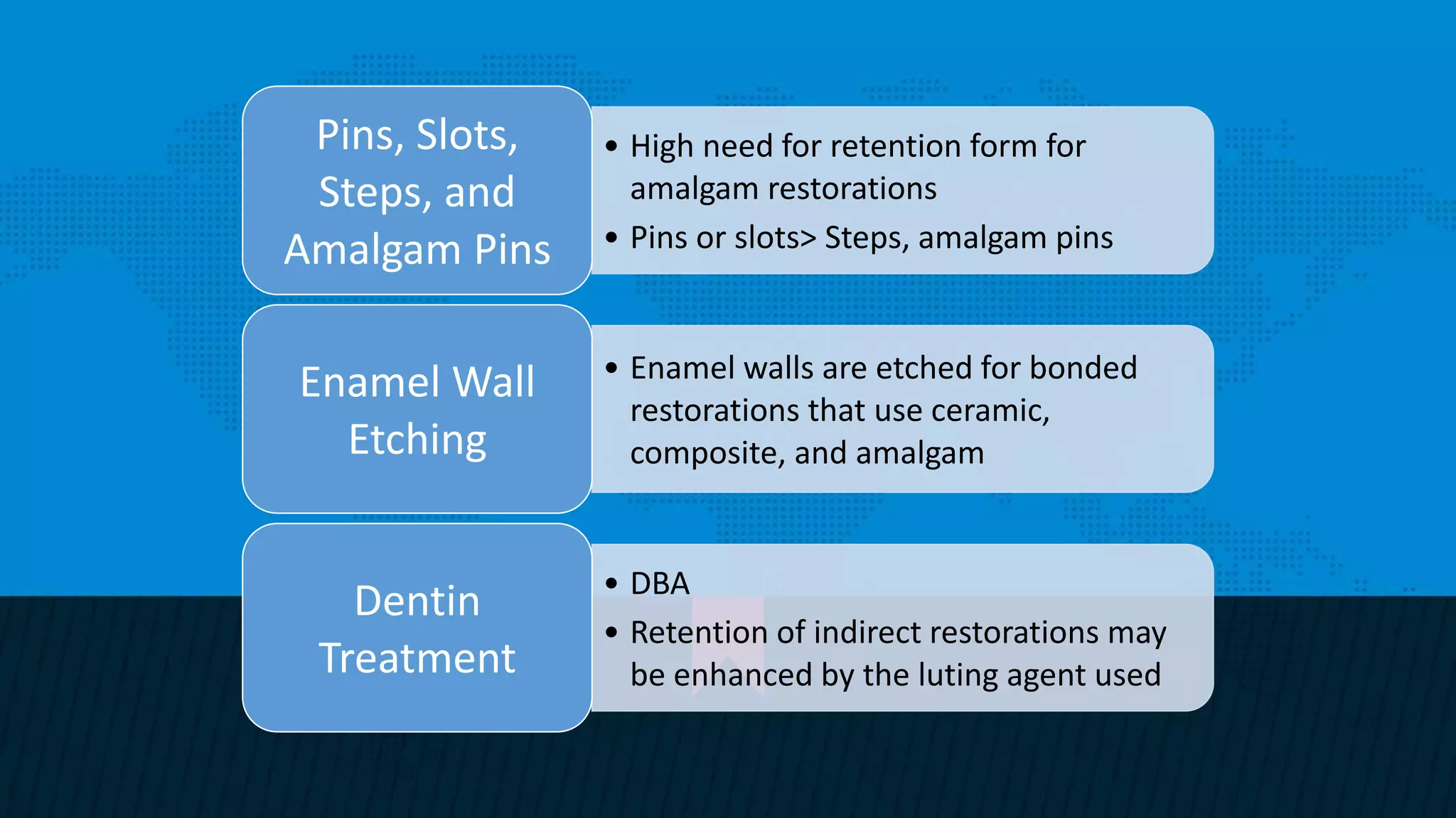 Retention and resistance forms of cavity design | PPTX | Dental Health ...