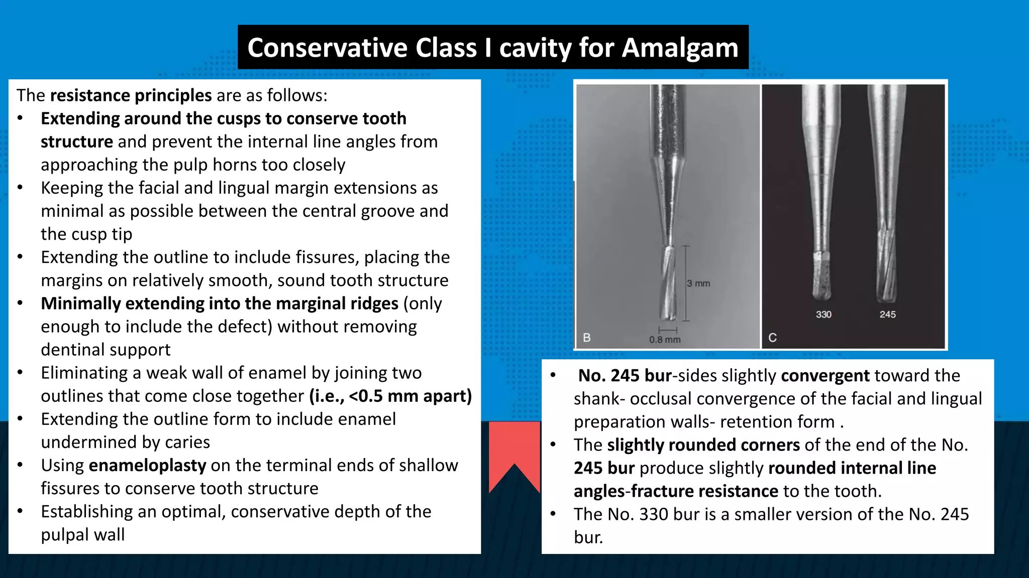 Retention and resistance forms of cavity design | PPTX