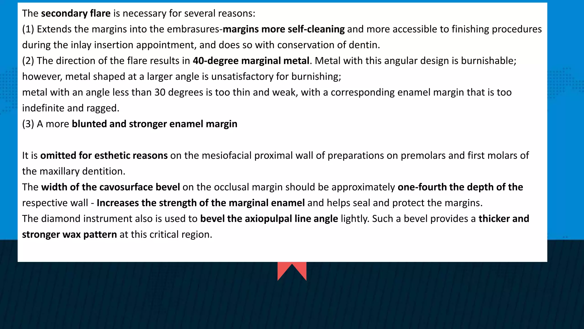 Retention and resistance forms of cavity design | PPTX