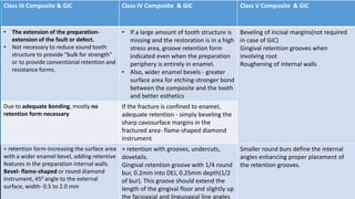 Retention and resistance forms of cavity design | PPTX
