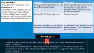 Retention and resistance forms of cavity design | PPTX