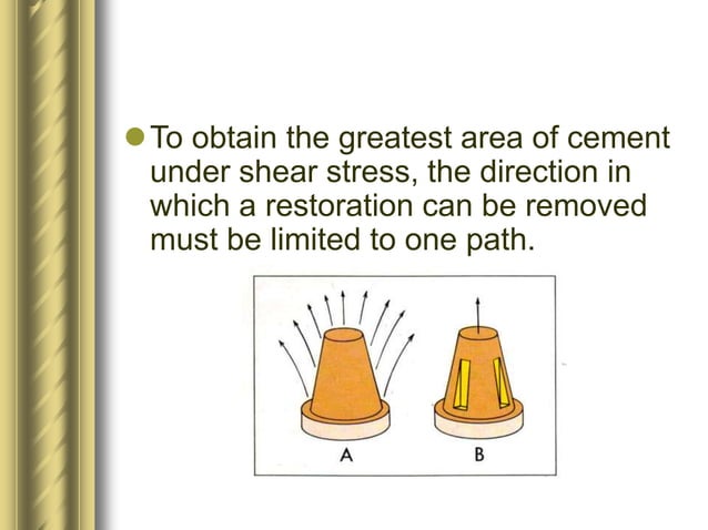RETENTION AND RESISTANCE FORM in FPD.ppt | Dental Health | Diseases and ...