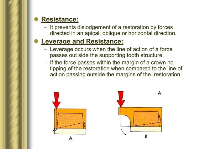 RETENTION AND RESISTANCE FORM in FPD.ppt | Dental Health | Diseases and ...