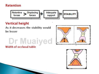 Retention and stability | PPT